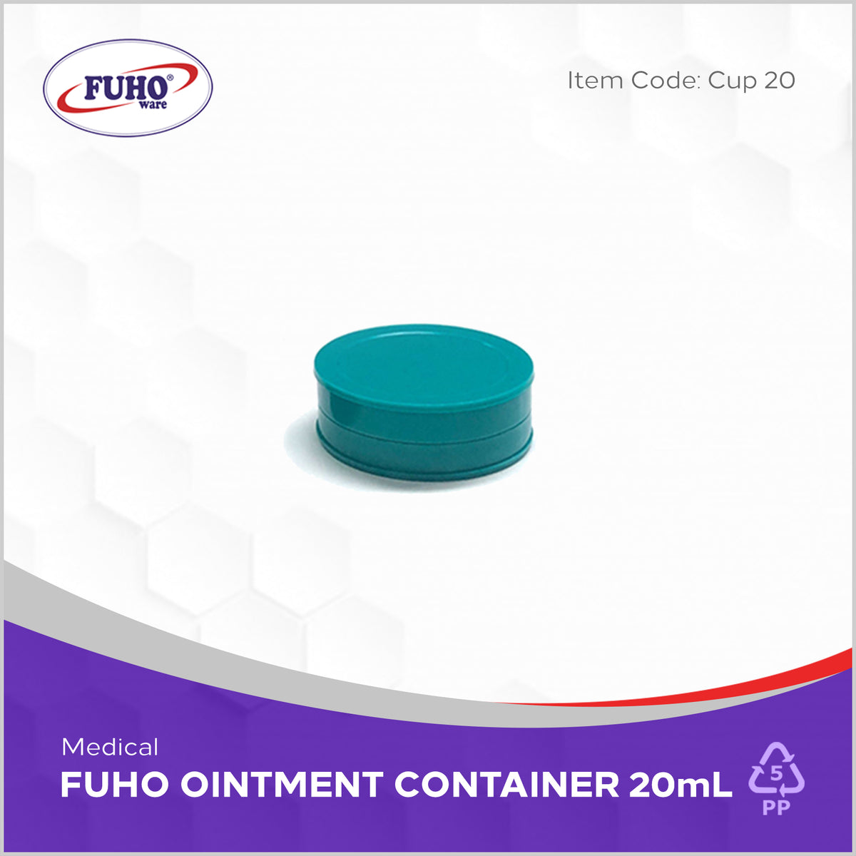 FUHO Ointment Container 20 mL – PLEXCO PLASTIC PRODUCTS