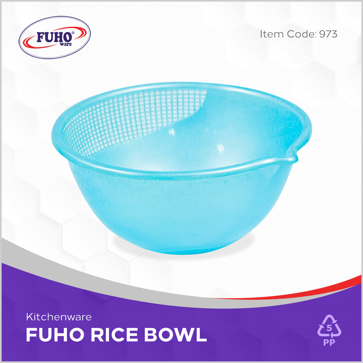 FUHO Rice Bowl 9.5" – PLEXCO PLASTIC PRODUCTS
