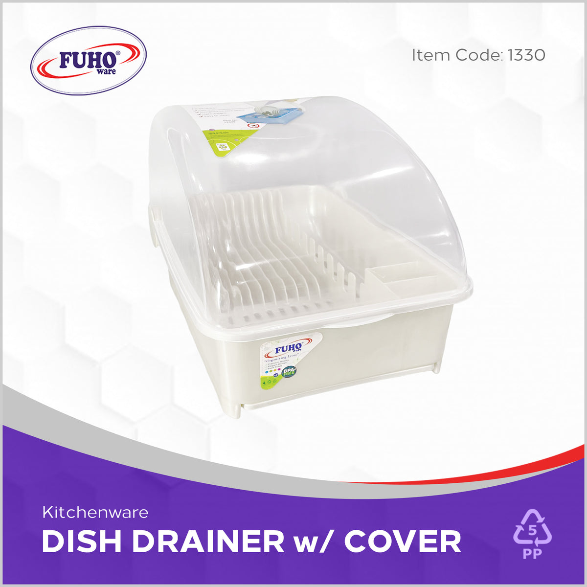 FUHO Dish Drainer w/ Cover – PLEXCO PLASTIC PRODUCTS